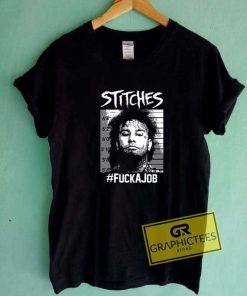 Stitches Rapper Mugshot Tee Shirts