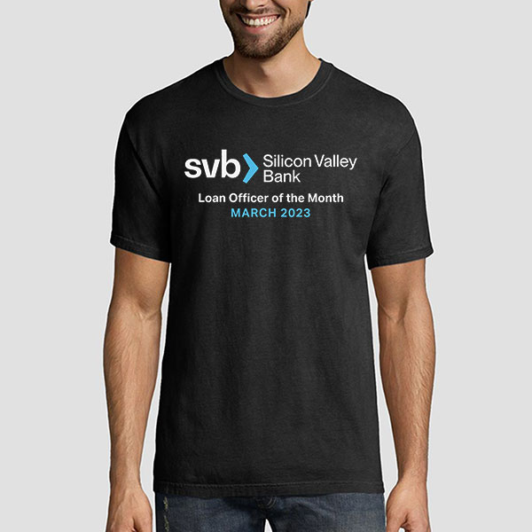 Silicon Valley Bank Loan Officer of the Month Svb Bank Run Tshirt ...